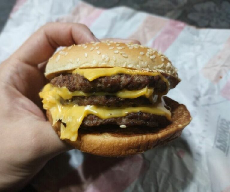 Triple Cheddar de Burger King - Argentina Burger